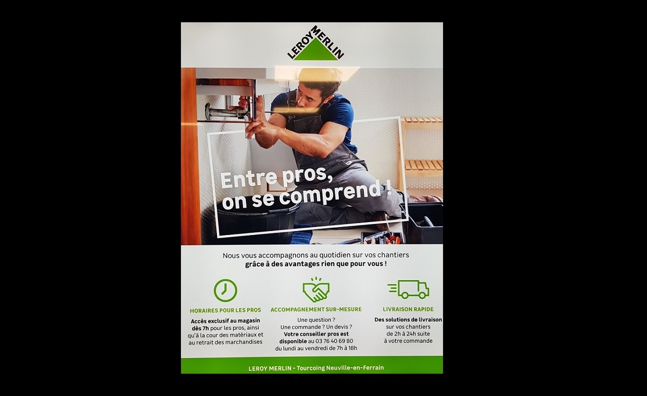 Leroy Merlin teste un “Comptoir des Artisans” à Tourcoing